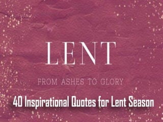 Lent Season Quotes