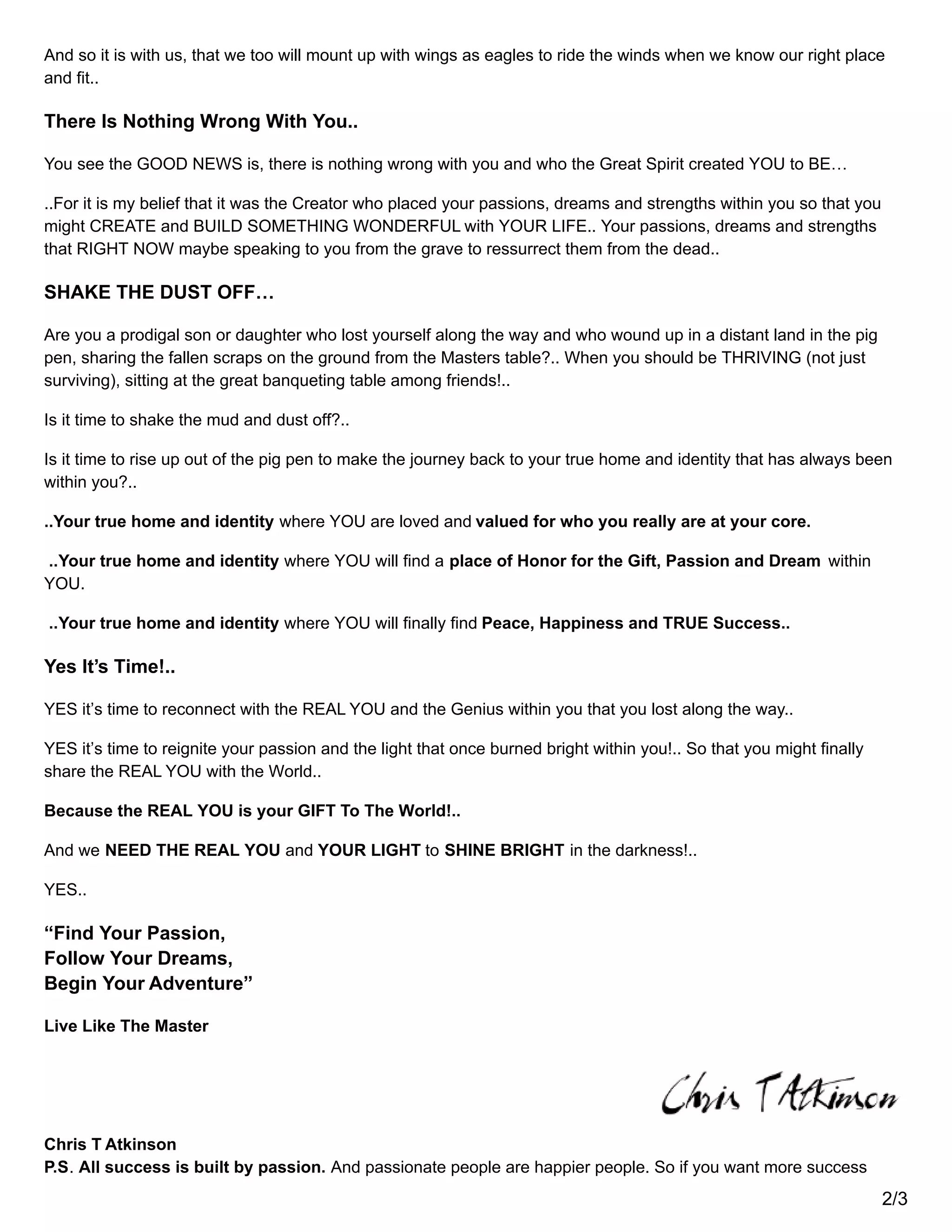 How To Come Alive Again Through Your Passions (Inspirational ...