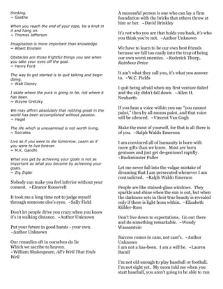 Inspirational quotes | DOC