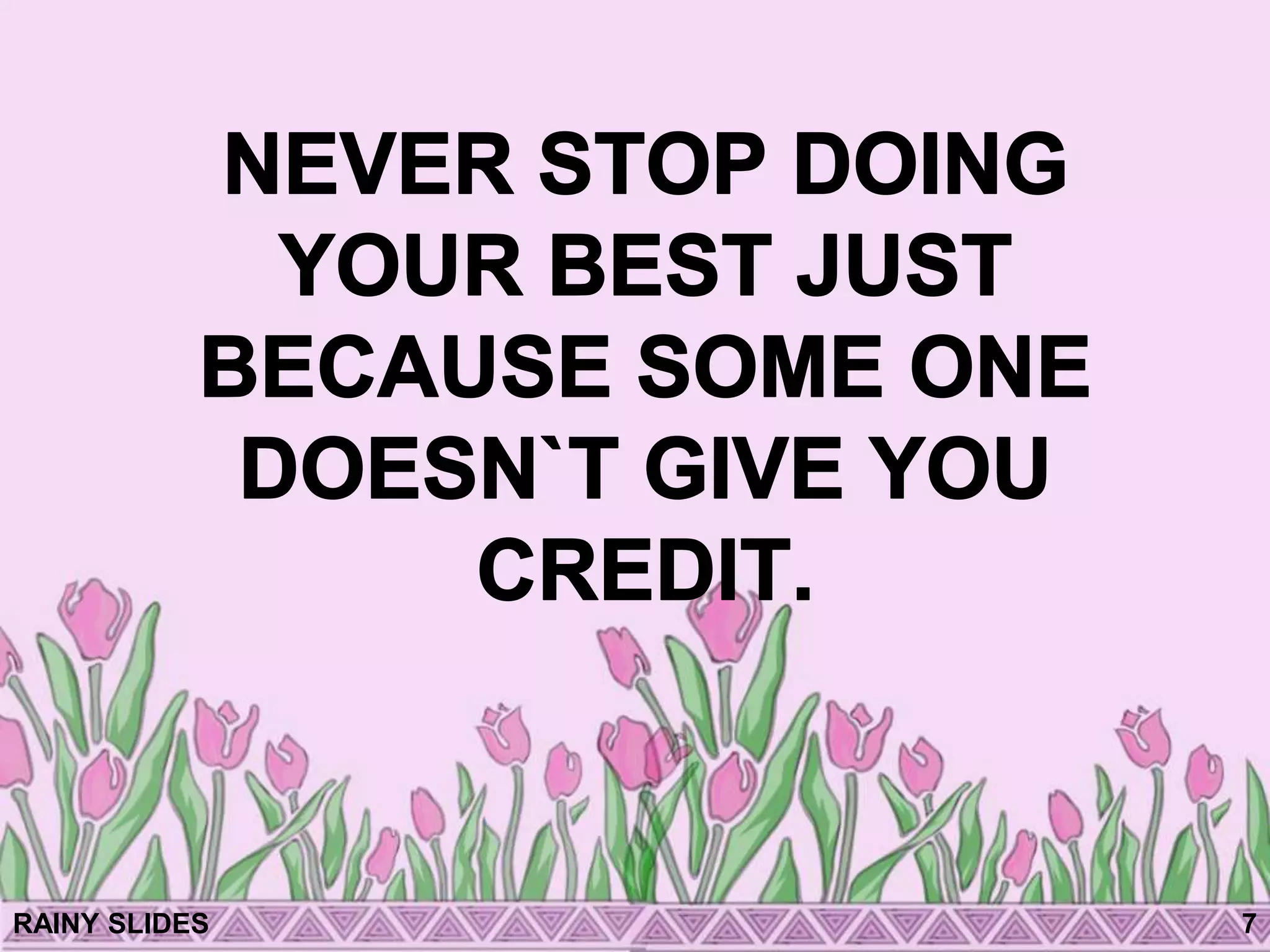 Inspirational slides! | PPTX