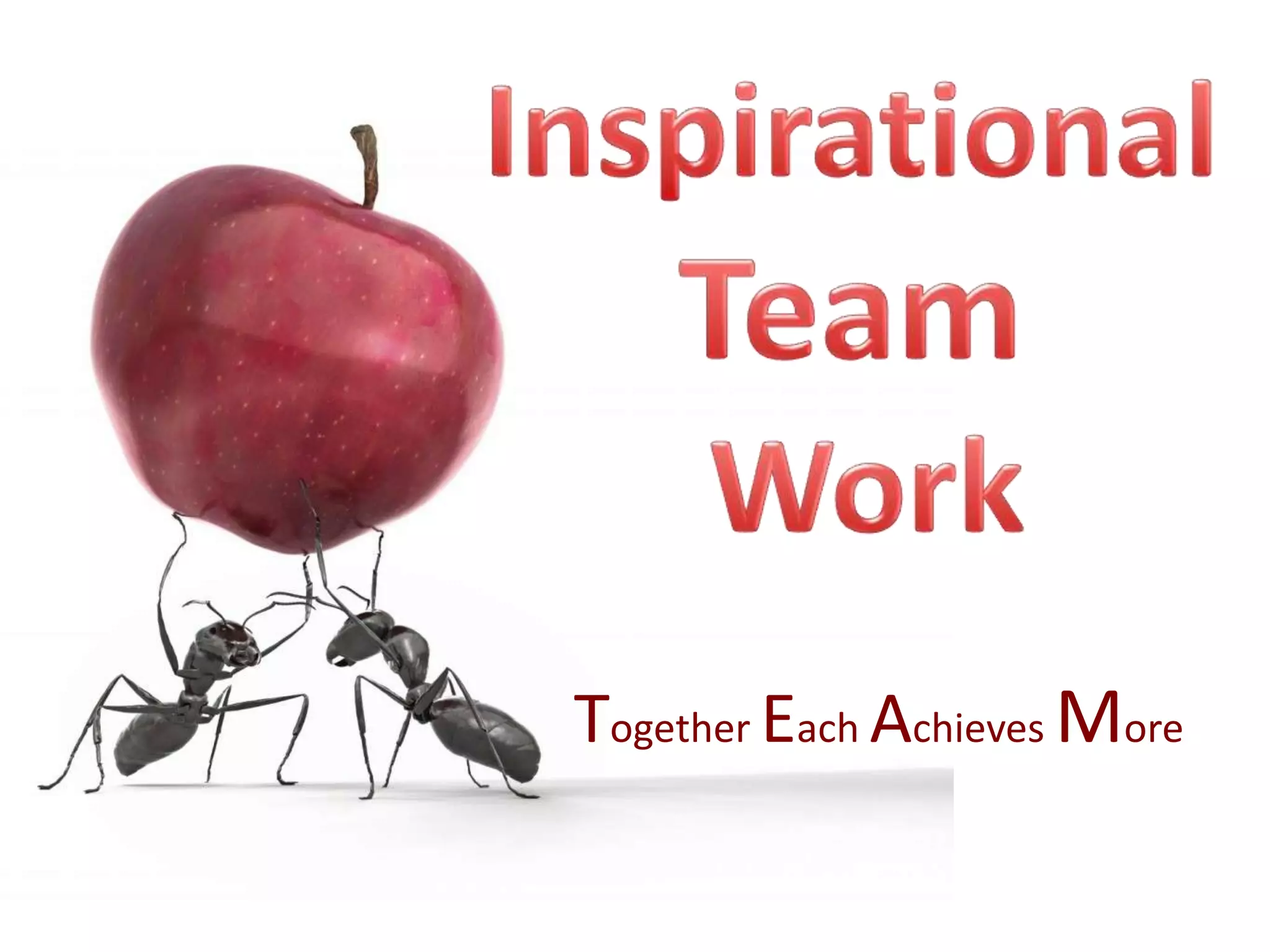 Inspirational Team Work | PPTX