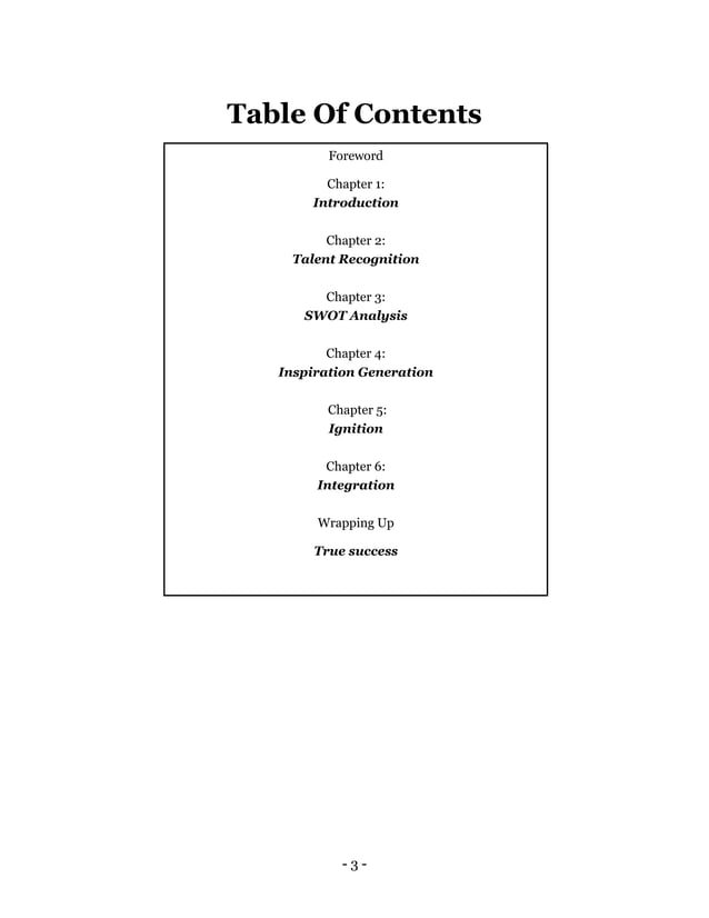 Inspiration ignition and_integration | PDF