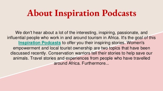 Inspiration Podcasts | PPTX