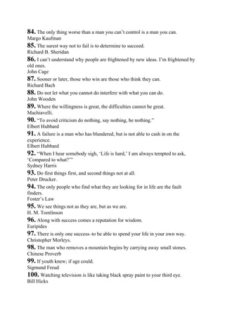 Inspiration quotes | DOCX | Dating | Family and Relationships