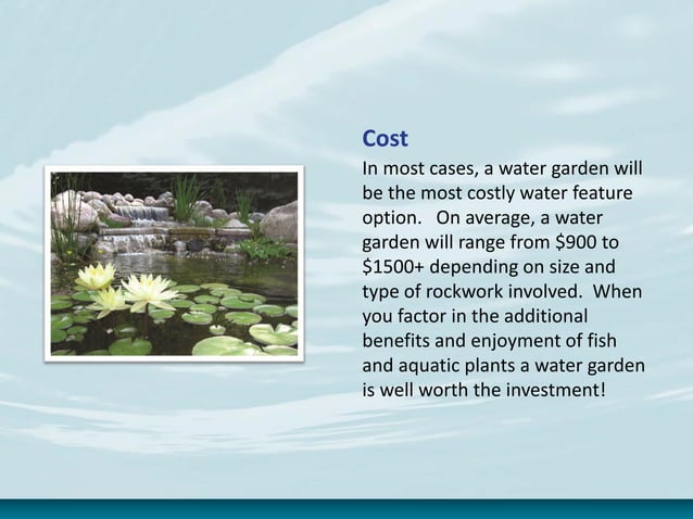 6 Types of Water Features | PDF