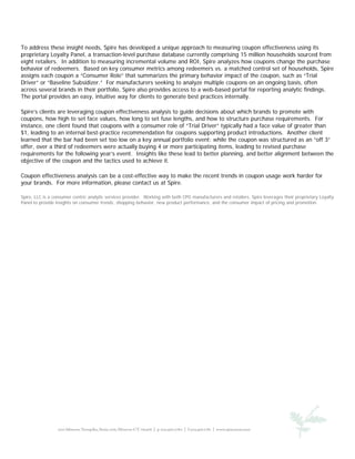 inSpirations_Coupon Effectiveness | PDF