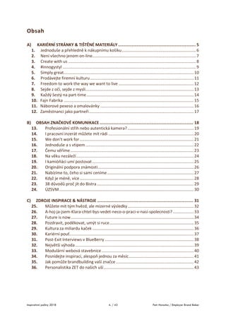 Inspirativni pociny / znacka zamestnavatele a poctivy HR marketing | PDF