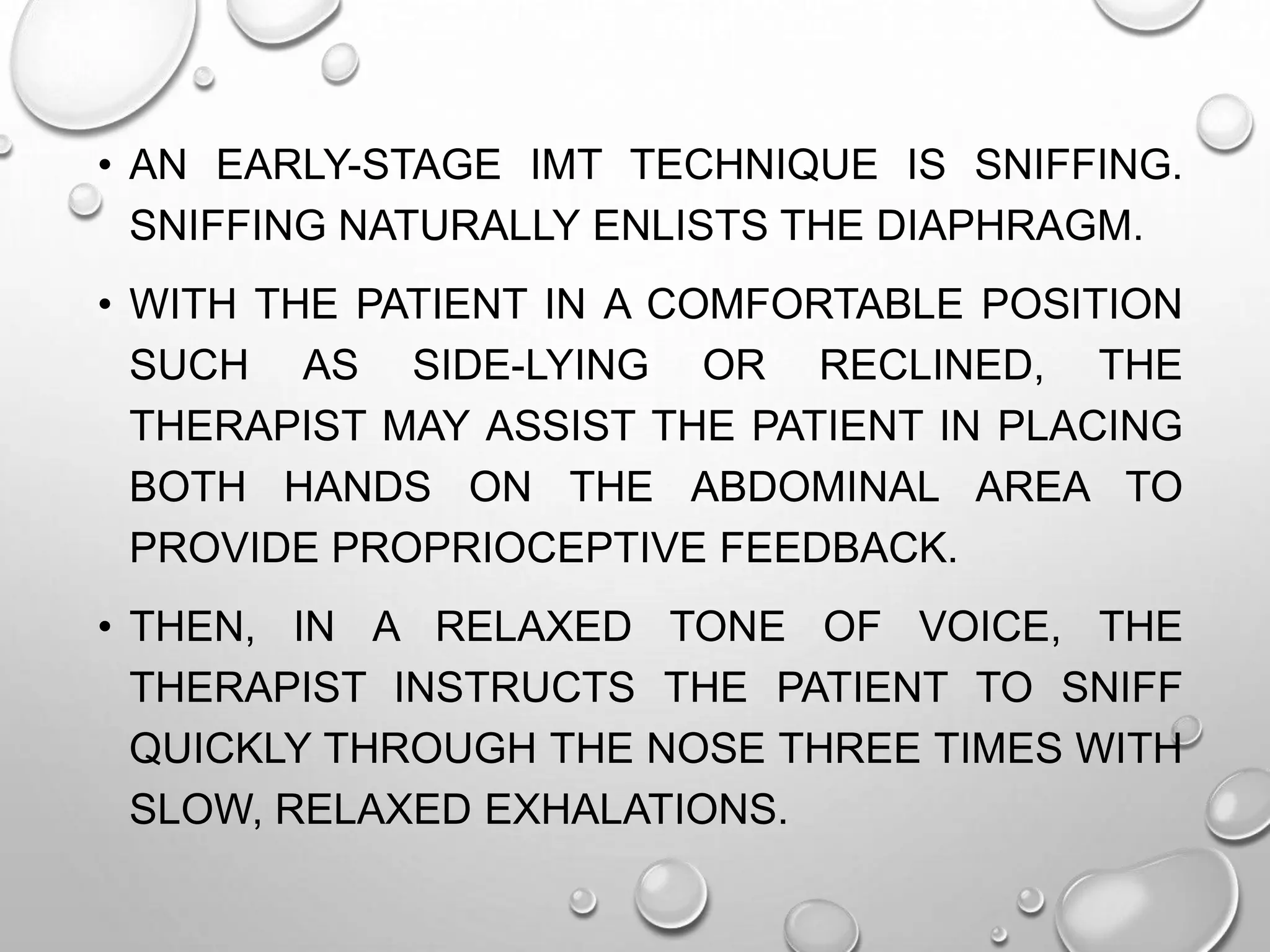 Inspiratory muscle training | PPTX