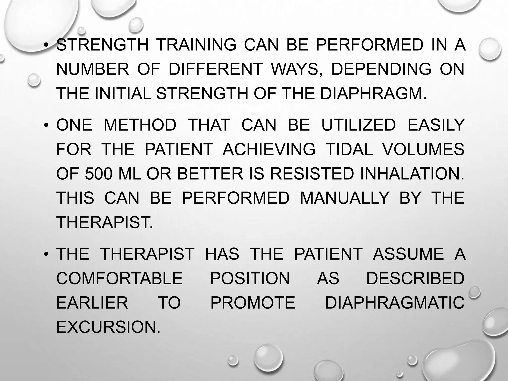 Inspiratory muscle training | PPTX
