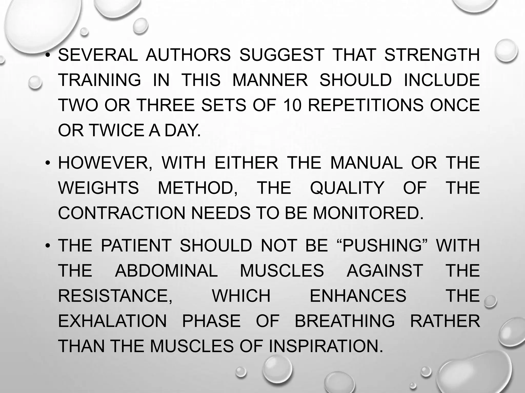 Inspiratory muscle training | PPTX