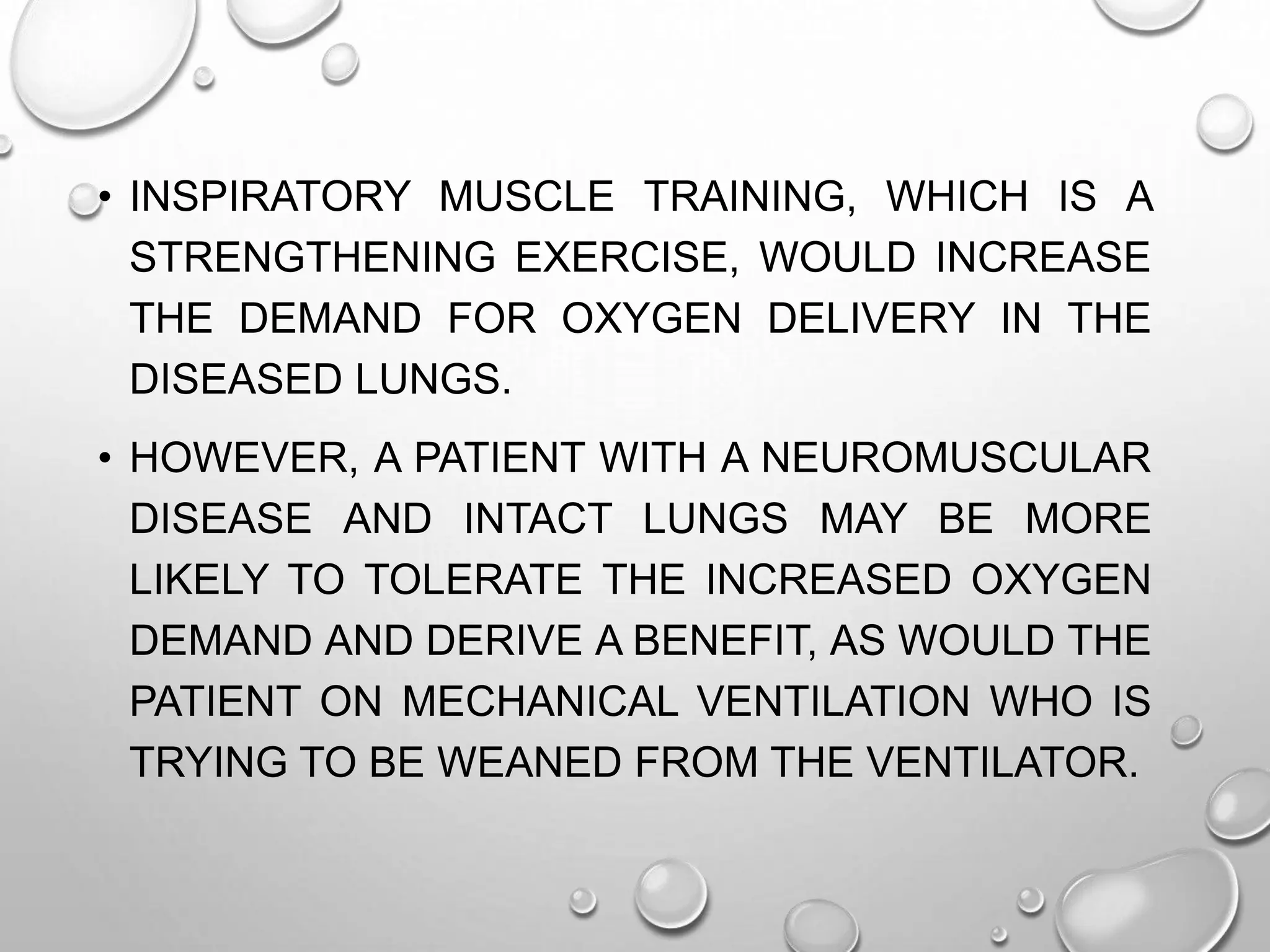 Inspiratory muscle training | PPTX