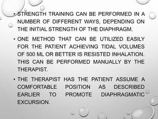 Inspiratory muscle training | PPTX