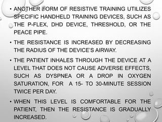 Inspiratory muscle training | PPTX