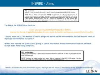 The EU INSPIRE Directive and what it might mean for UK academia | PPT