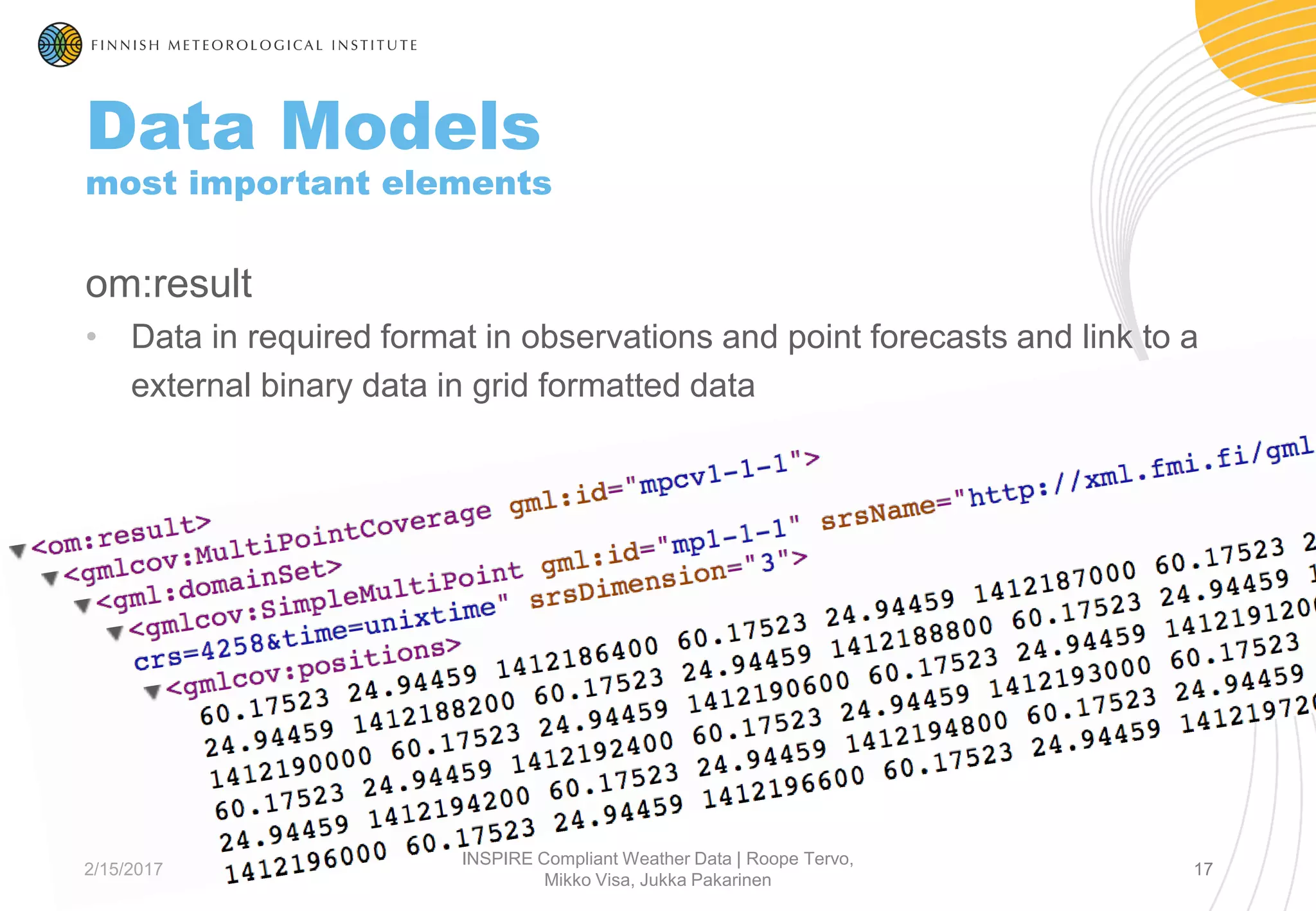 Inspire Compliant Weather Data | PPT