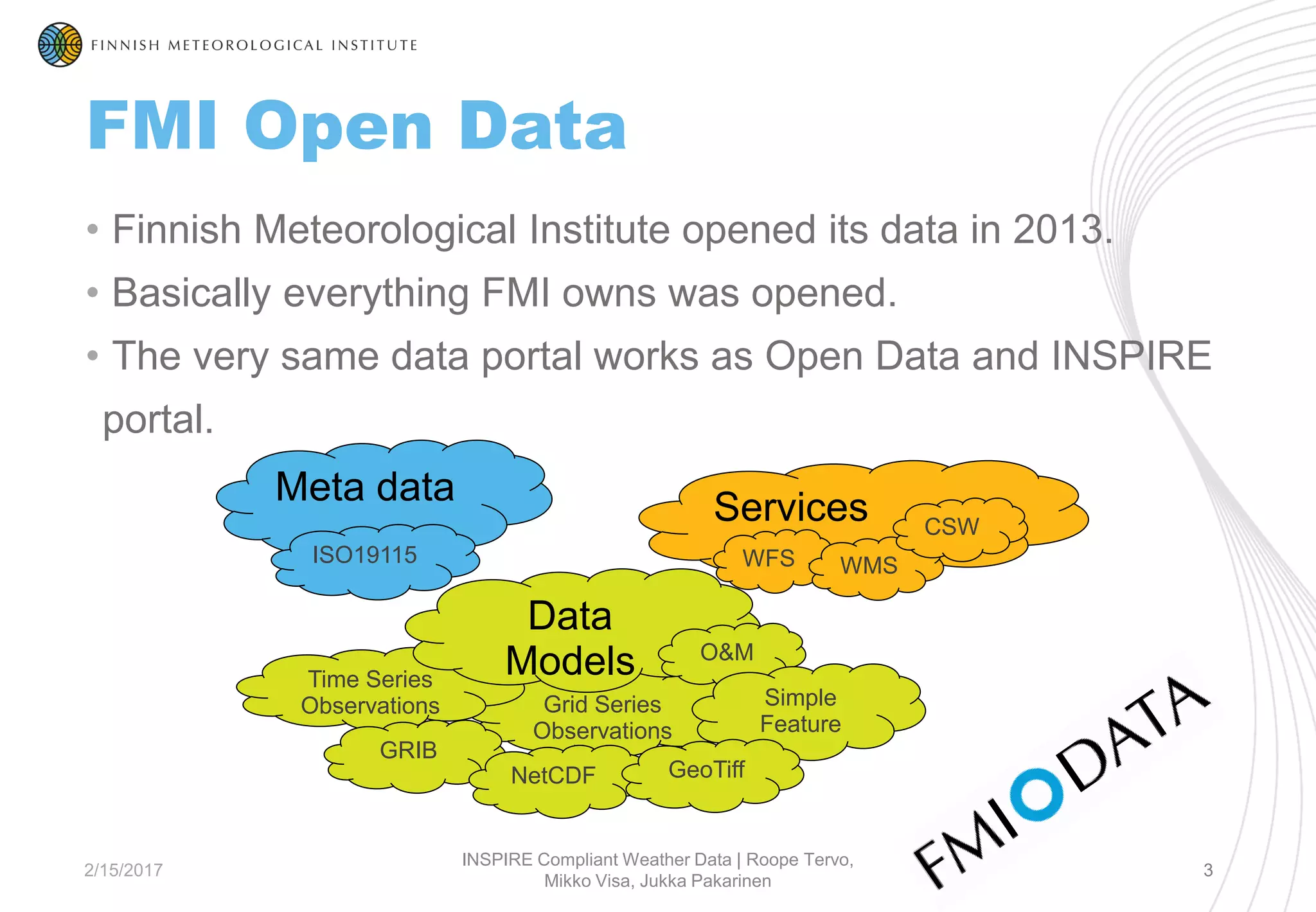Inspire Compliant Weather Data | PPT