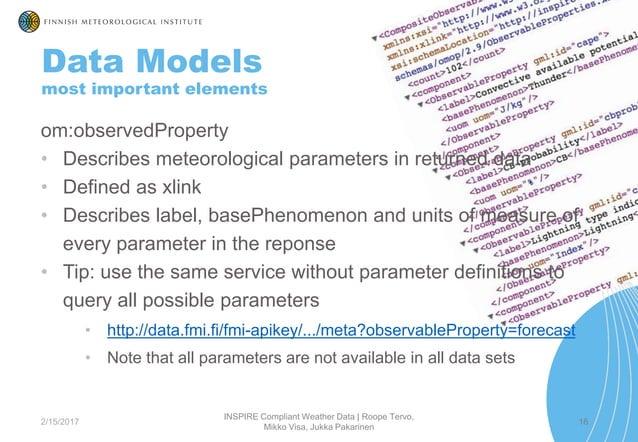 Inspire Compliant Weather Data | PPT