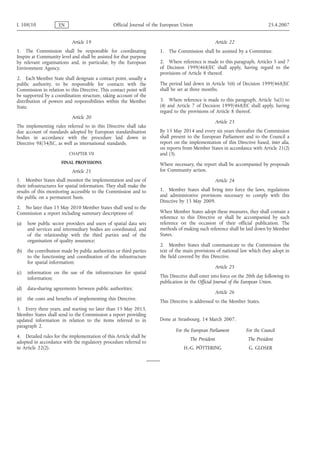 The INSPIRE Directive | PDF