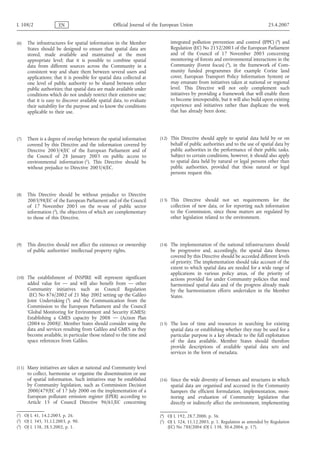 The INSPIRE Directive | PDF