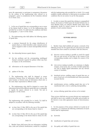 The INSPIRE Directive | PDF