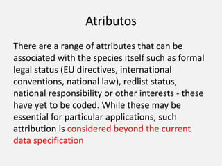 Habitats, species distribution & bio-geographical regions in the INSPIRE Directive | PPTX ...