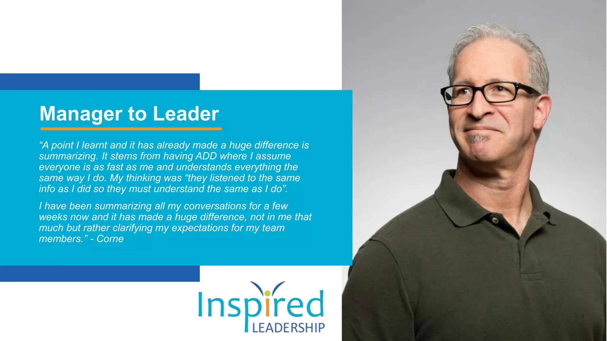 Inspired leadership stories | PPTX