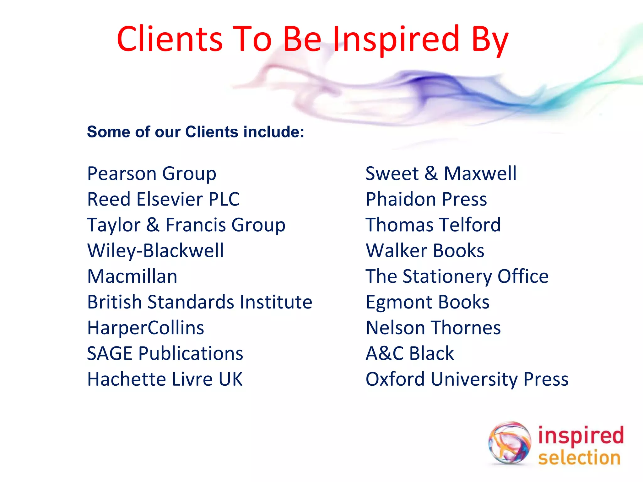 Inspired Selection Powerpoint | PPT