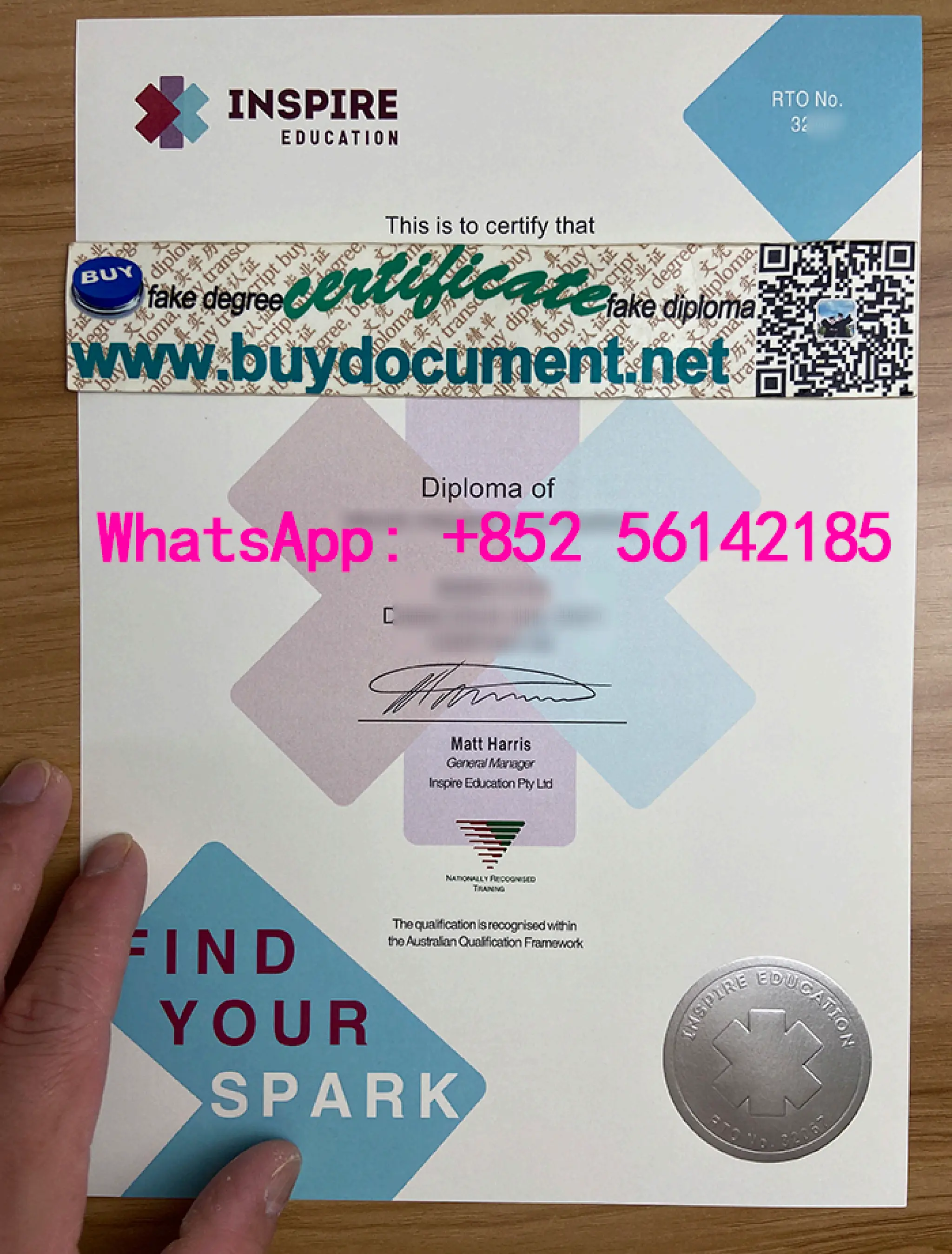 Inspire Education diploma. Inspire Education certificate | PDF