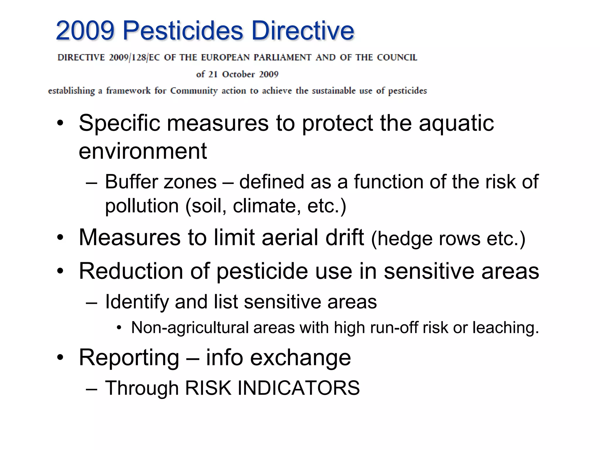 General overview of the INSPIRE Directive and relations to other ...
