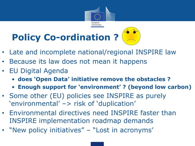 General overview of the INSPIRE Directive and relations to other ...