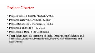 Inspire Programme by Government of India | PPTX