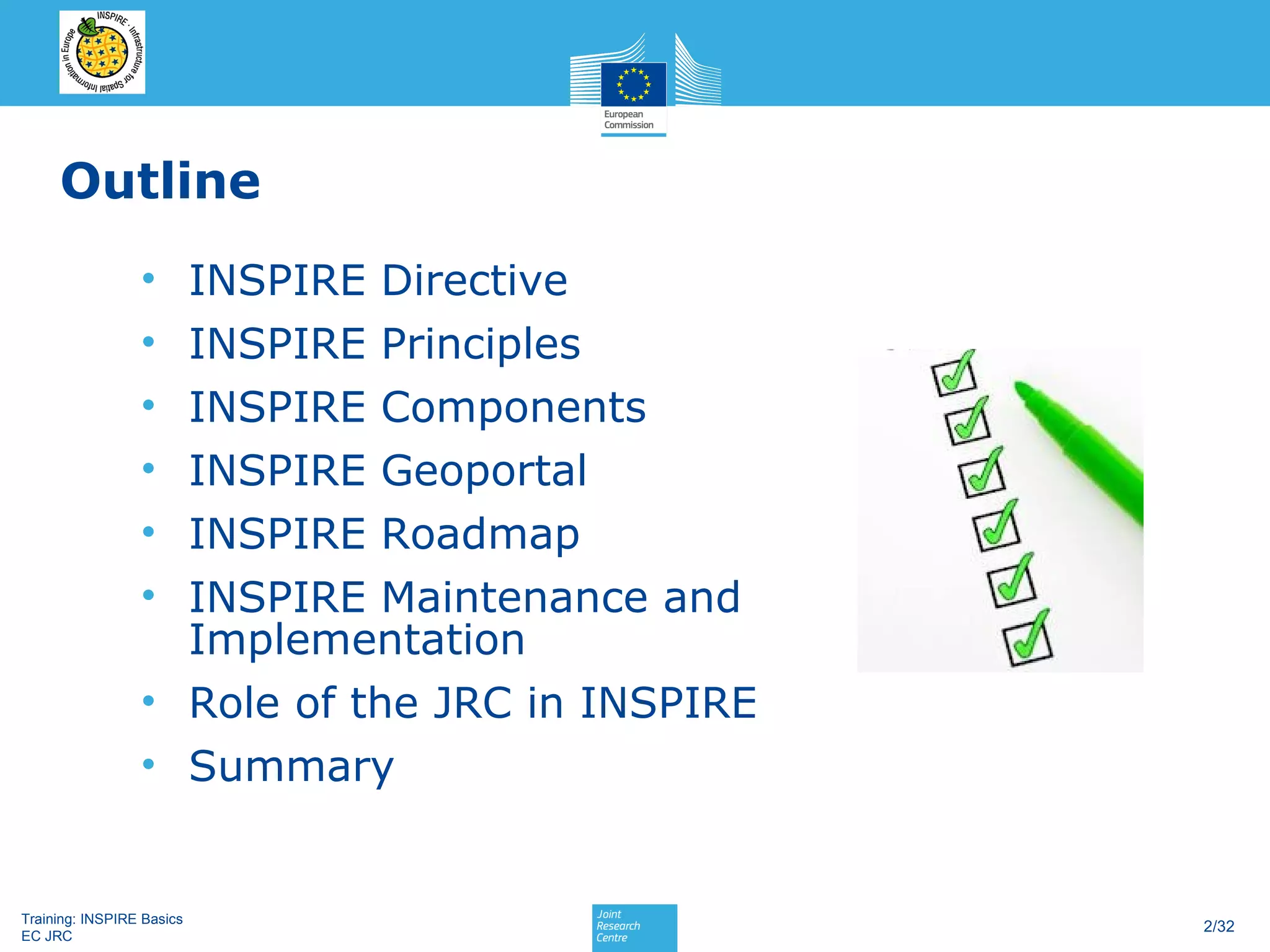 INSPIRE principles, components and implementation | PPT