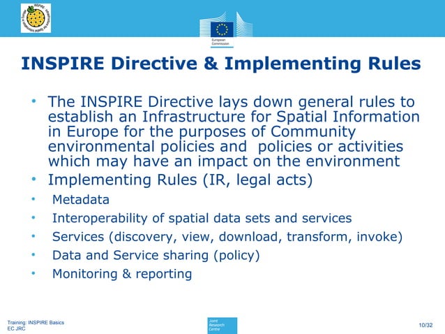 INSPIRE principles, components and implementation | PPT