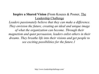 Inspire Shared Vision | PPT