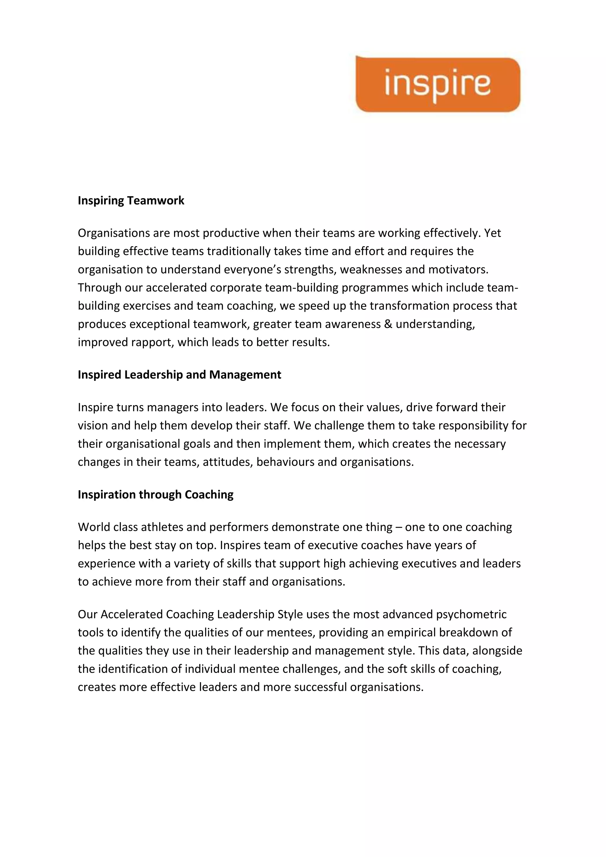 Inspire Training | DOCX