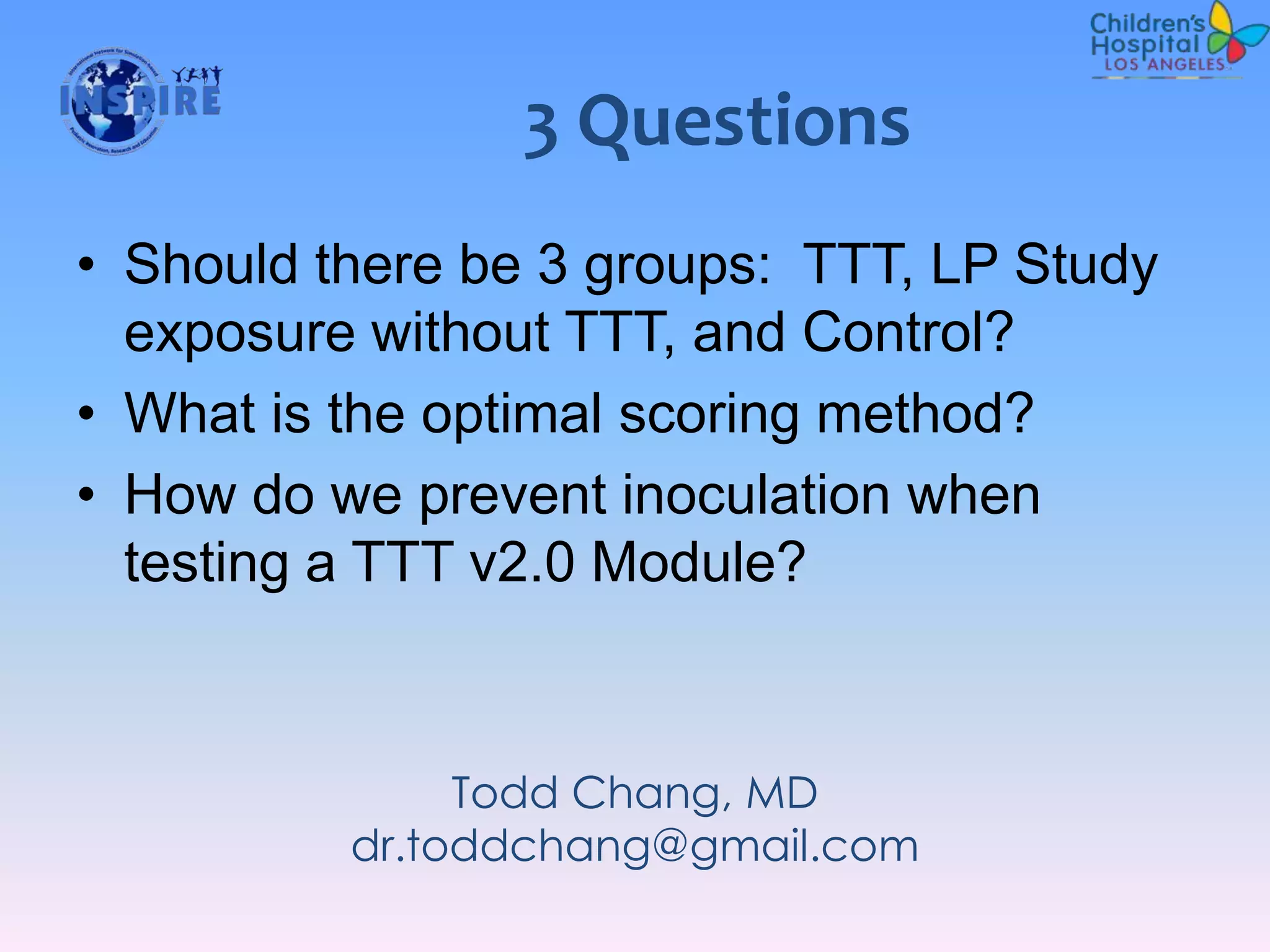 Inspire ttt (1) todd chang | PPTX