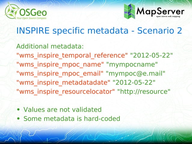 INSPIRE View Service in MapServer | PPT