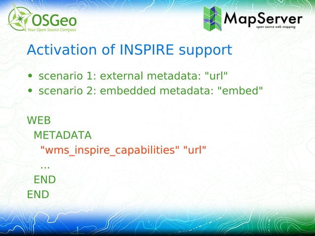 INSPIRE View Service in MapServer | PPT | Free Download