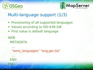 INSPIRE View Service in MapServer | PDF