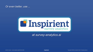 GenAI for Quant Analytics: survey-analytics.ai