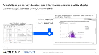 Standardized Annotations for Survey Datasets: Enabling Automated Quality Assurance and ...