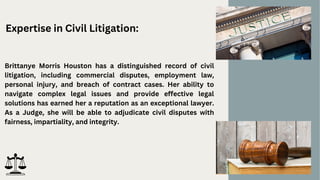 Judge Brittanye Morris Houston: Striving for Equity and Dignity | PPT