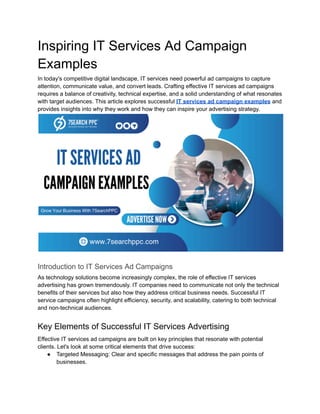 Inspiring IT Services Ad Campaign Examples.pdf