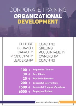 CORPORATE TRAINING, LEARNING & DEVELOPMENT , LEADERSHIP TRAINING ...