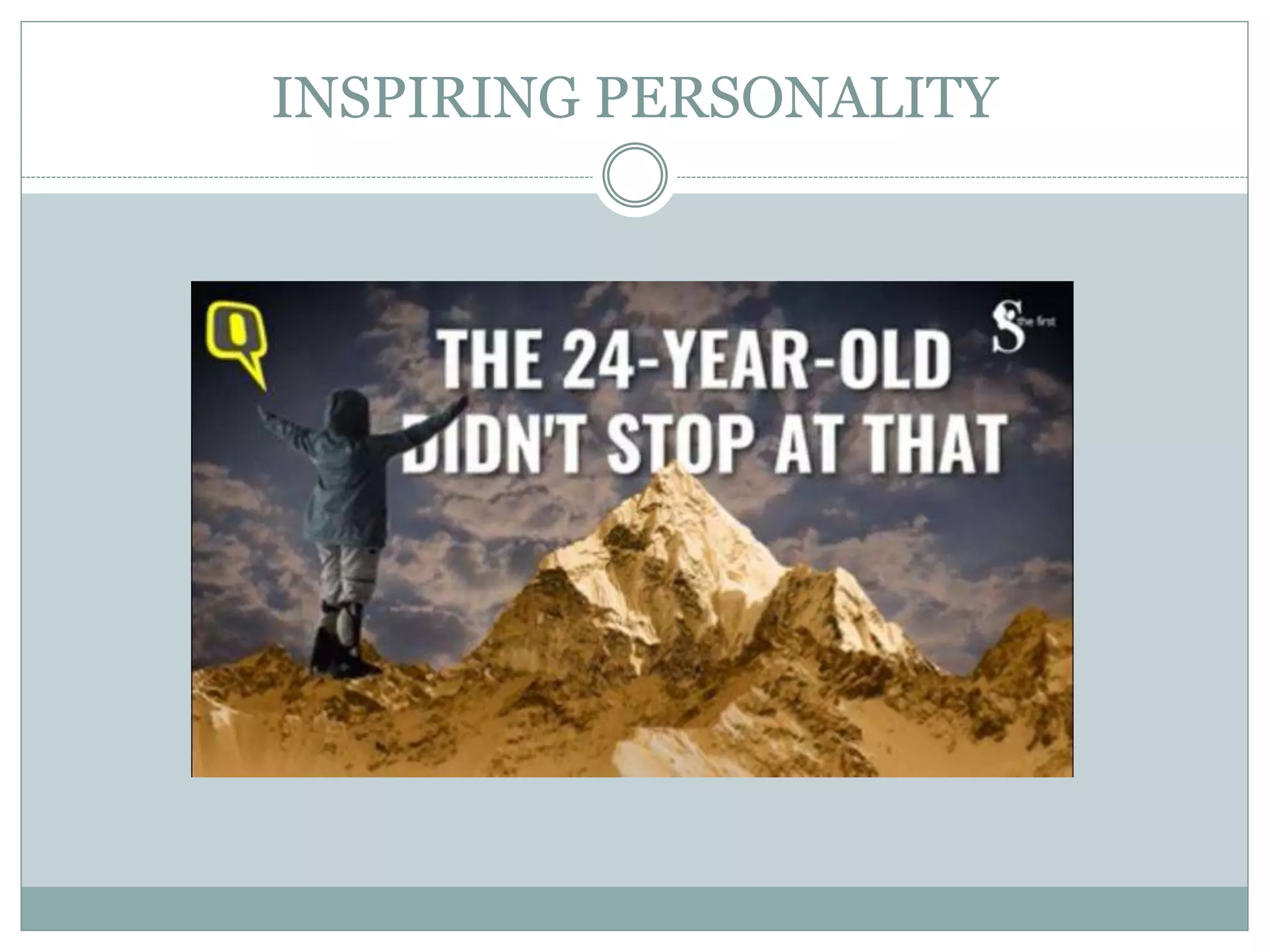 INSPIRING PERSONALITY-HIGH FIVE.pptx