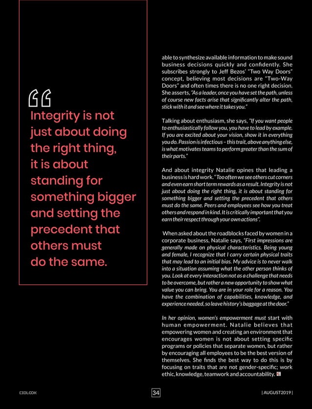 Inspiring Women Leaders Making a Difference 2019 | PDF