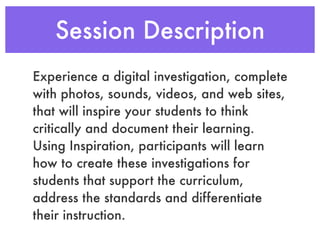 Inspiration Investigation | PPT