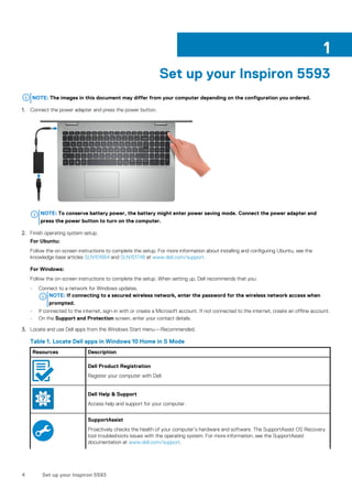 Dell Inspiron 5593 Laptop Dành Cho Văn Phòng | PDF