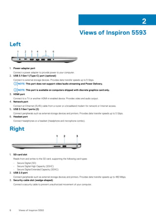 Dell Inspiron 5593 Laptop Dành Cho Văn Phòng | PDF
