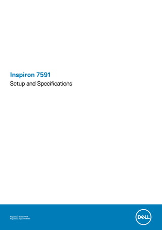 Laptop Dell Inspiron 7591 | PDF